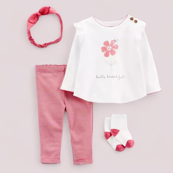 Carter's | Matching Sets | Carters Baby Girl 4piece Hello Beautiful ...